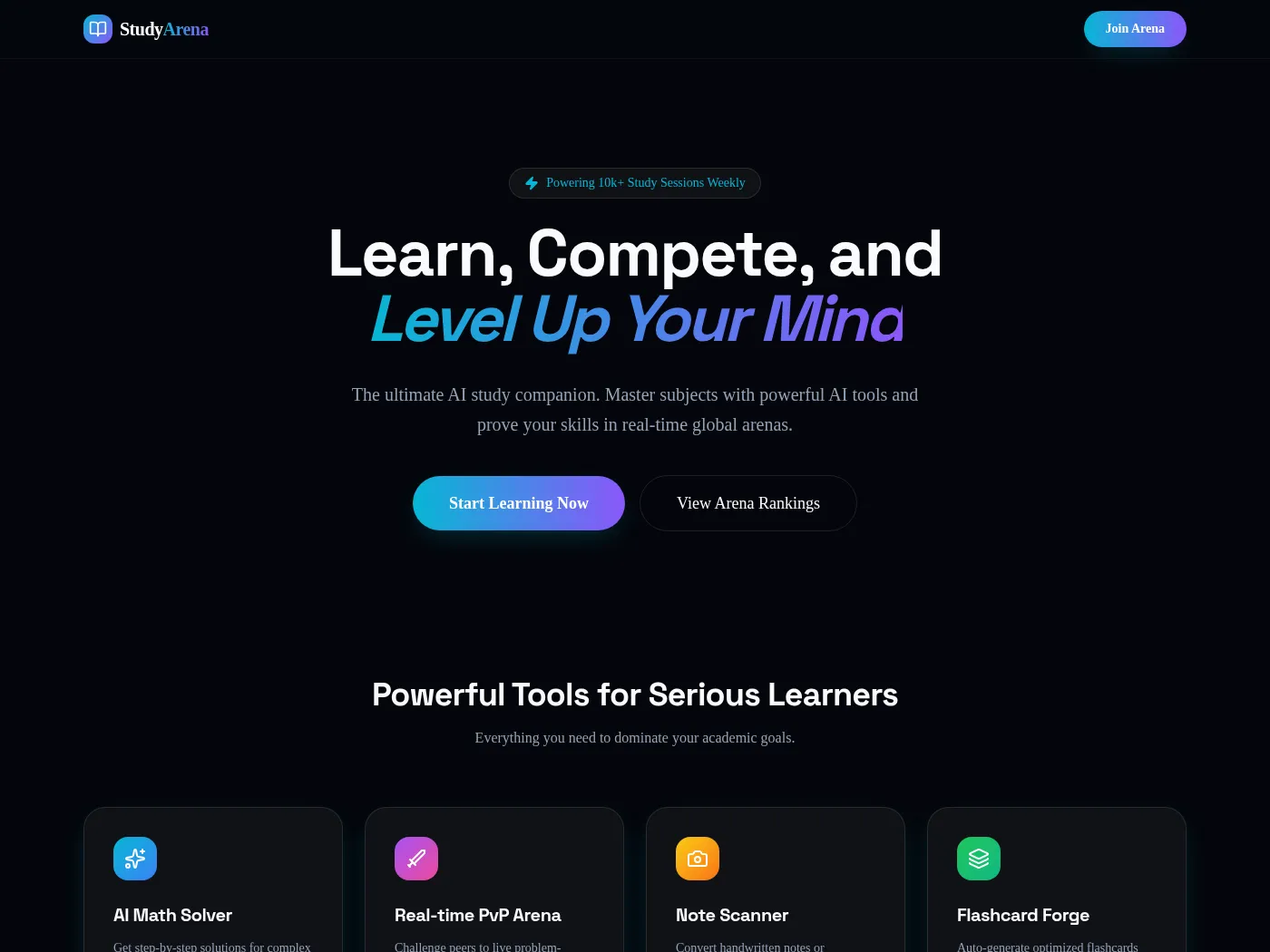 AI Study Arena