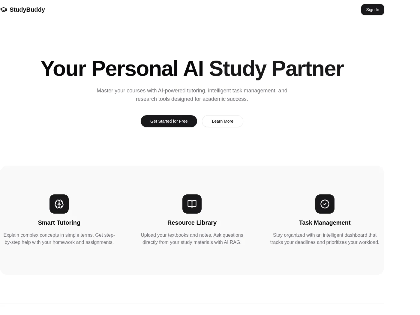 StudyBuddy AI Assistant