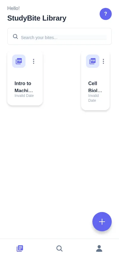StudyBite AI Tutor
