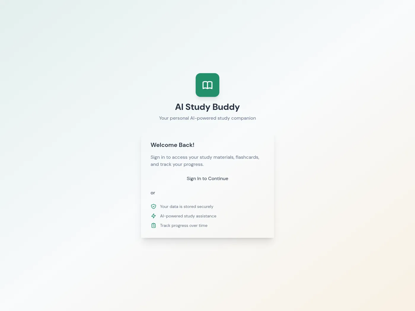 AI Study Buddy