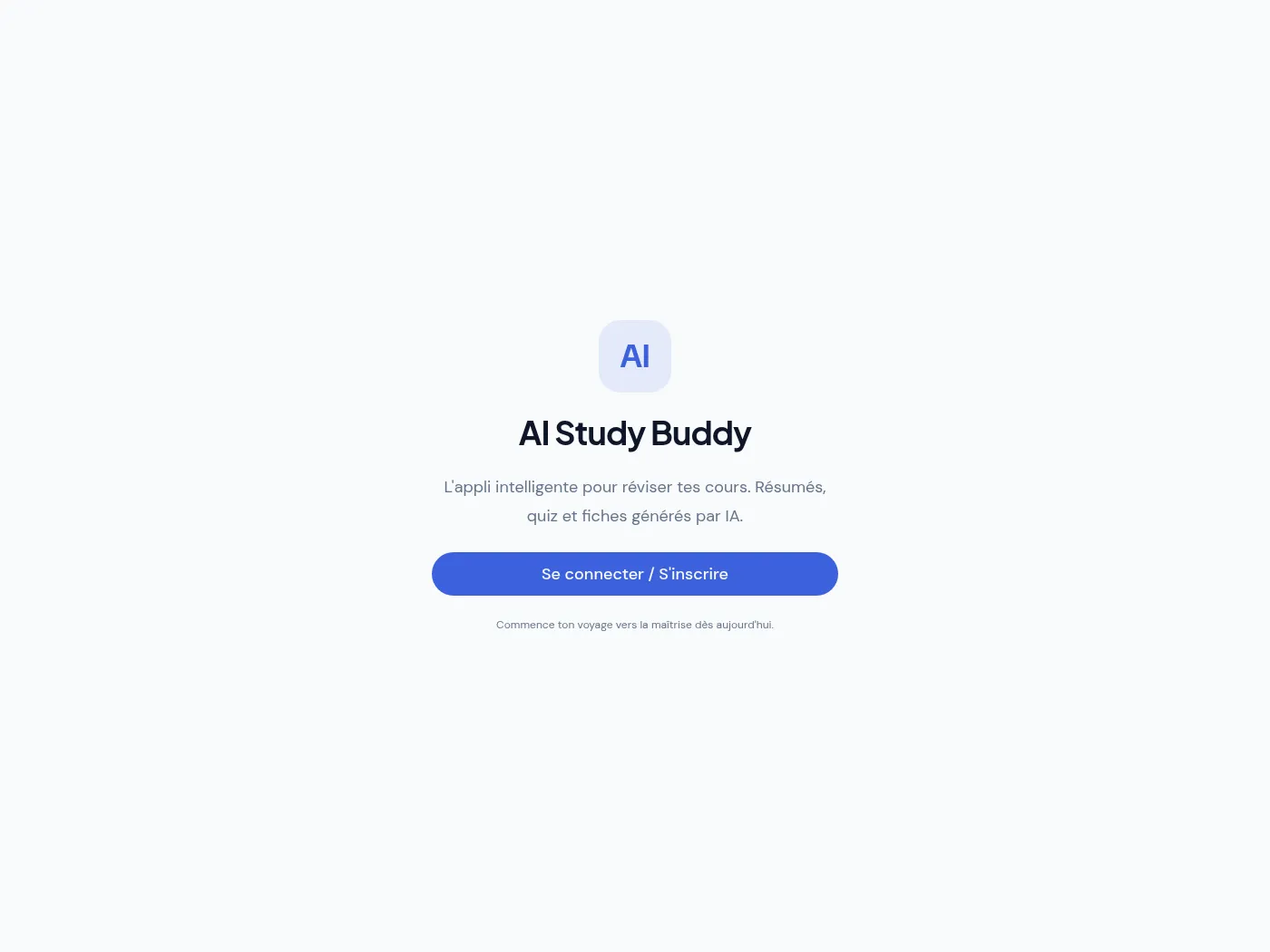 AI Study Buddy