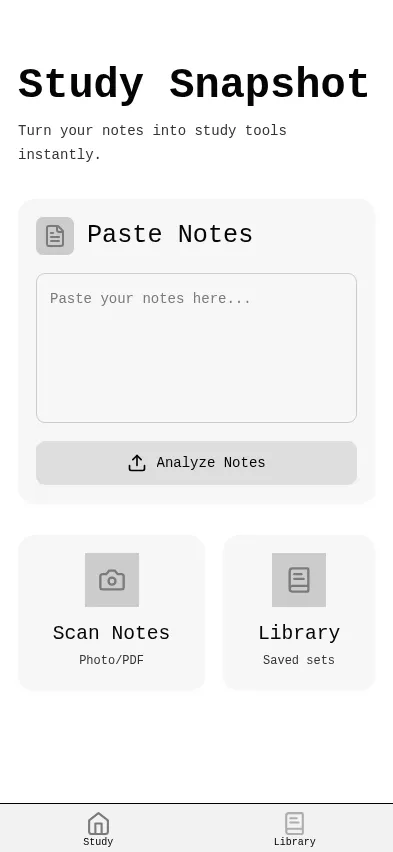 AI Study Snapshot