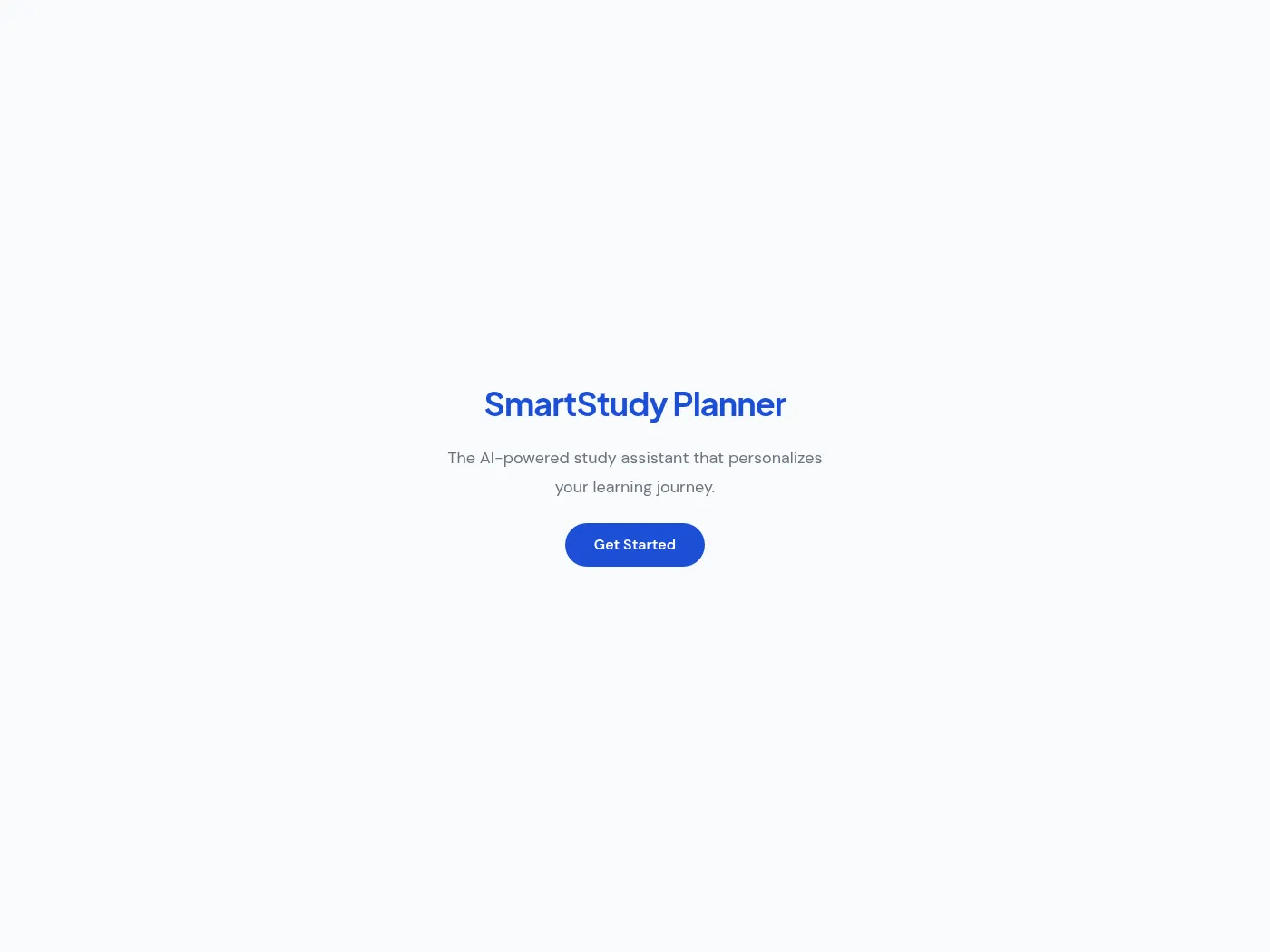 SmartStudy Planner