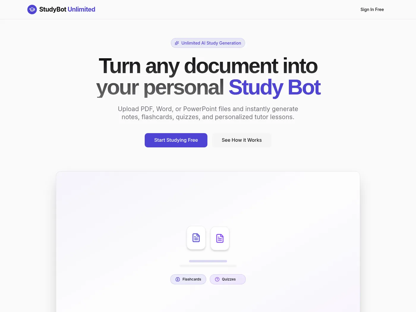 StudyBot Unlimited