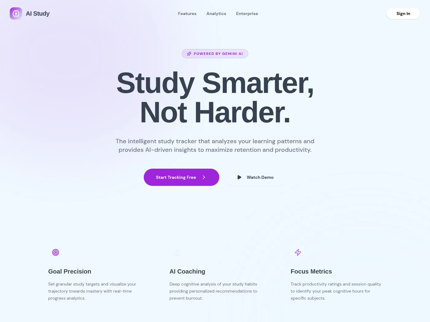 AI Study Tracker