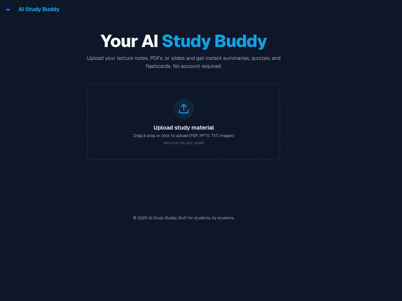 AI Study Buddy