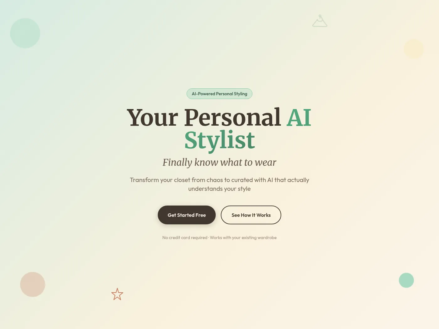 Cozy Stylist Landing