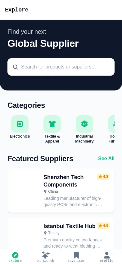 Global Supplier Finder