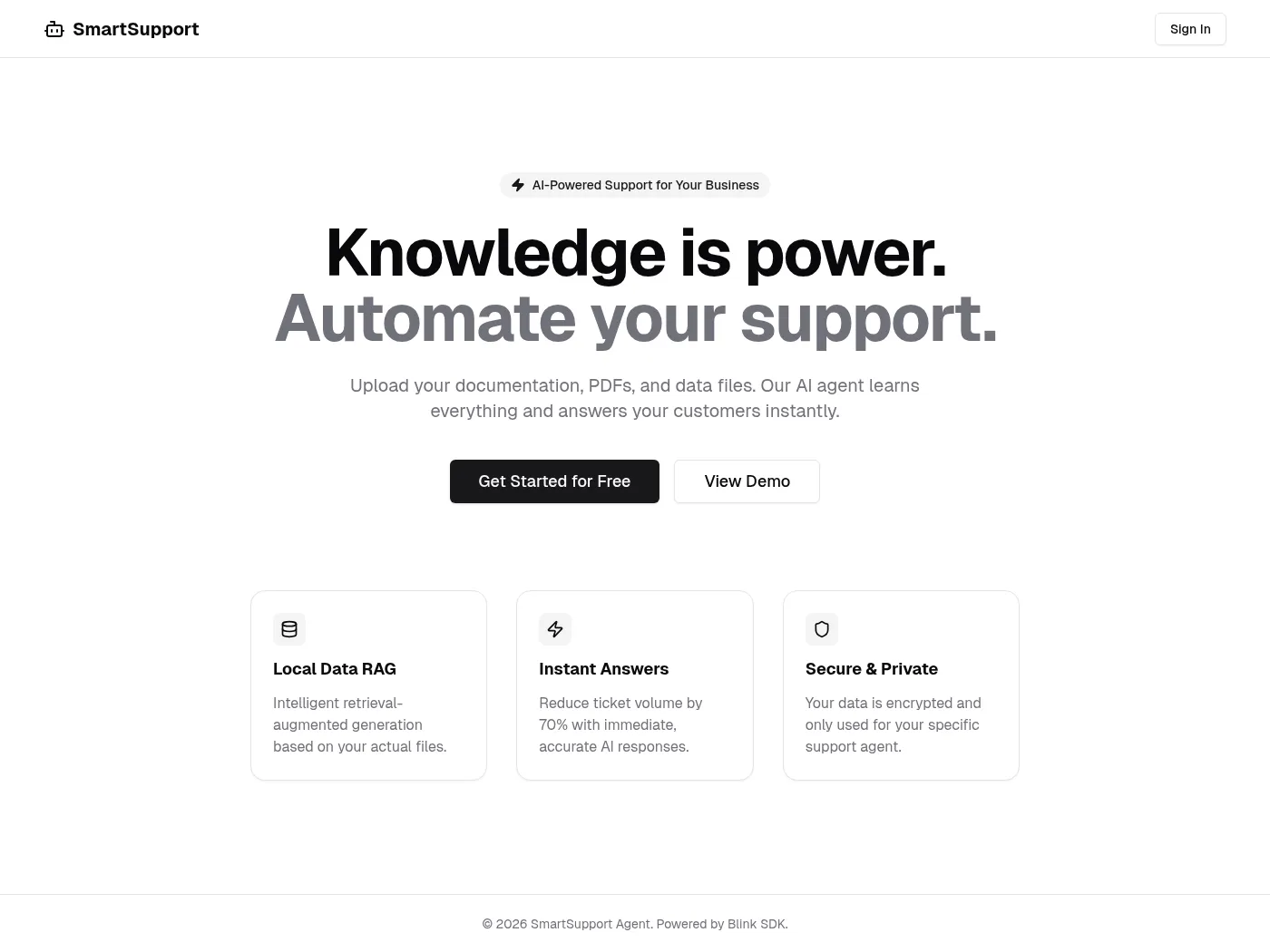 SmartSupport Agent