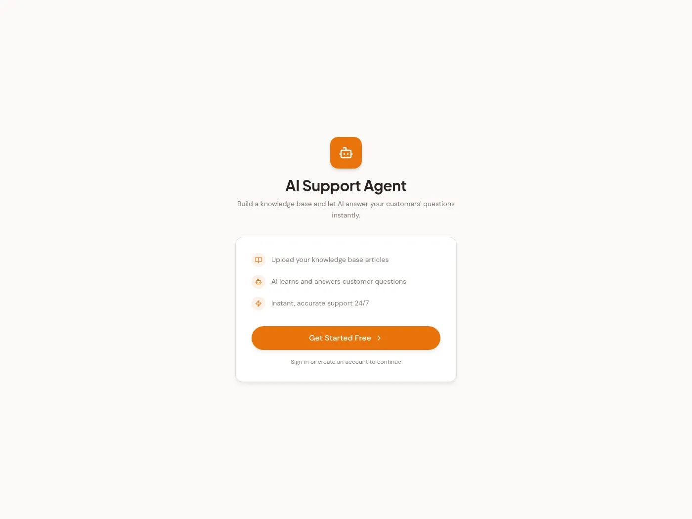 AI Support Agent
