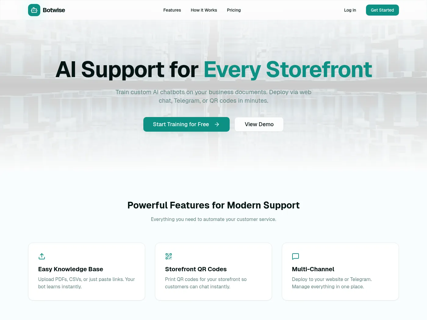 Botwise Support Platform