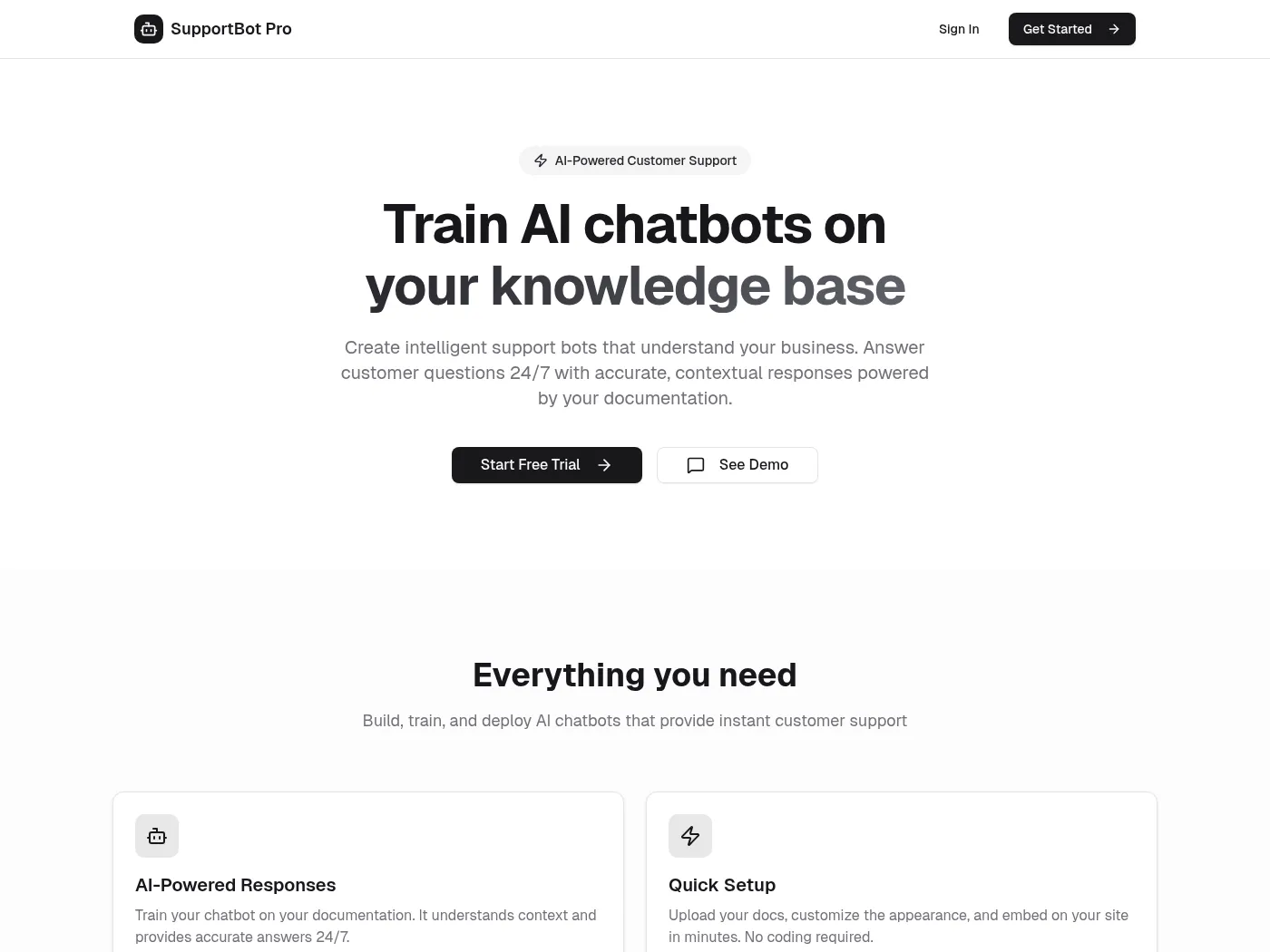SupportBot Pro