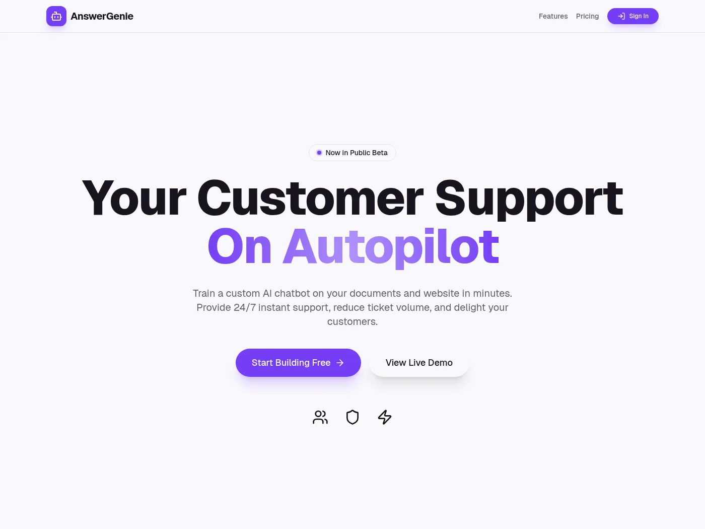 AnswerGenie Platform