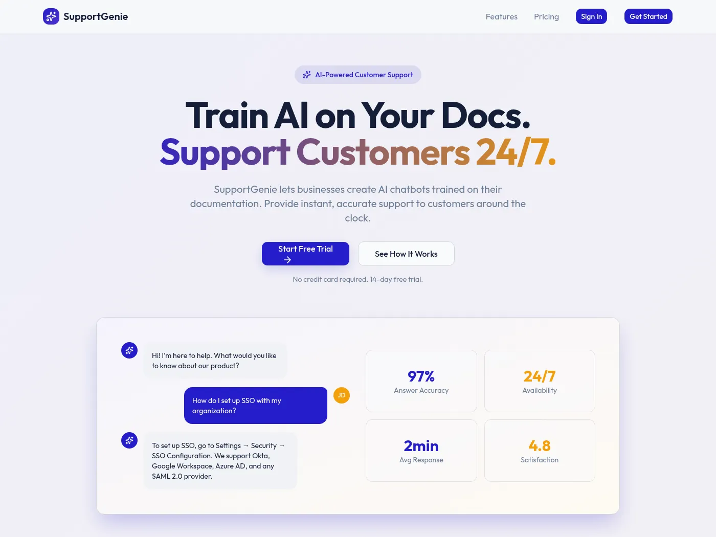 SupportGenie Platform