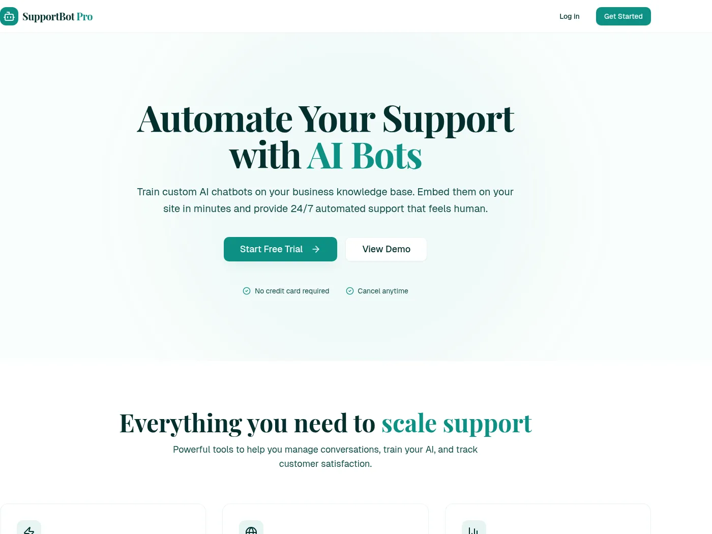 SupportBot Pro