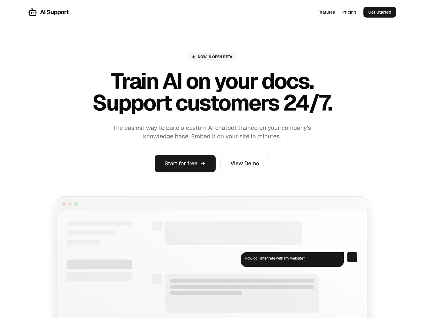 AI Support Chatbots
