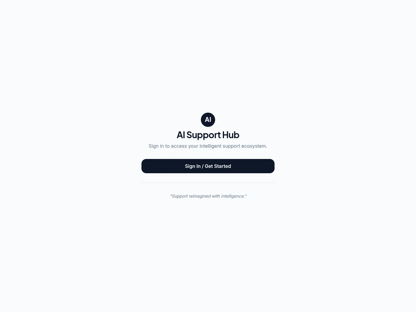 AI Support Hub