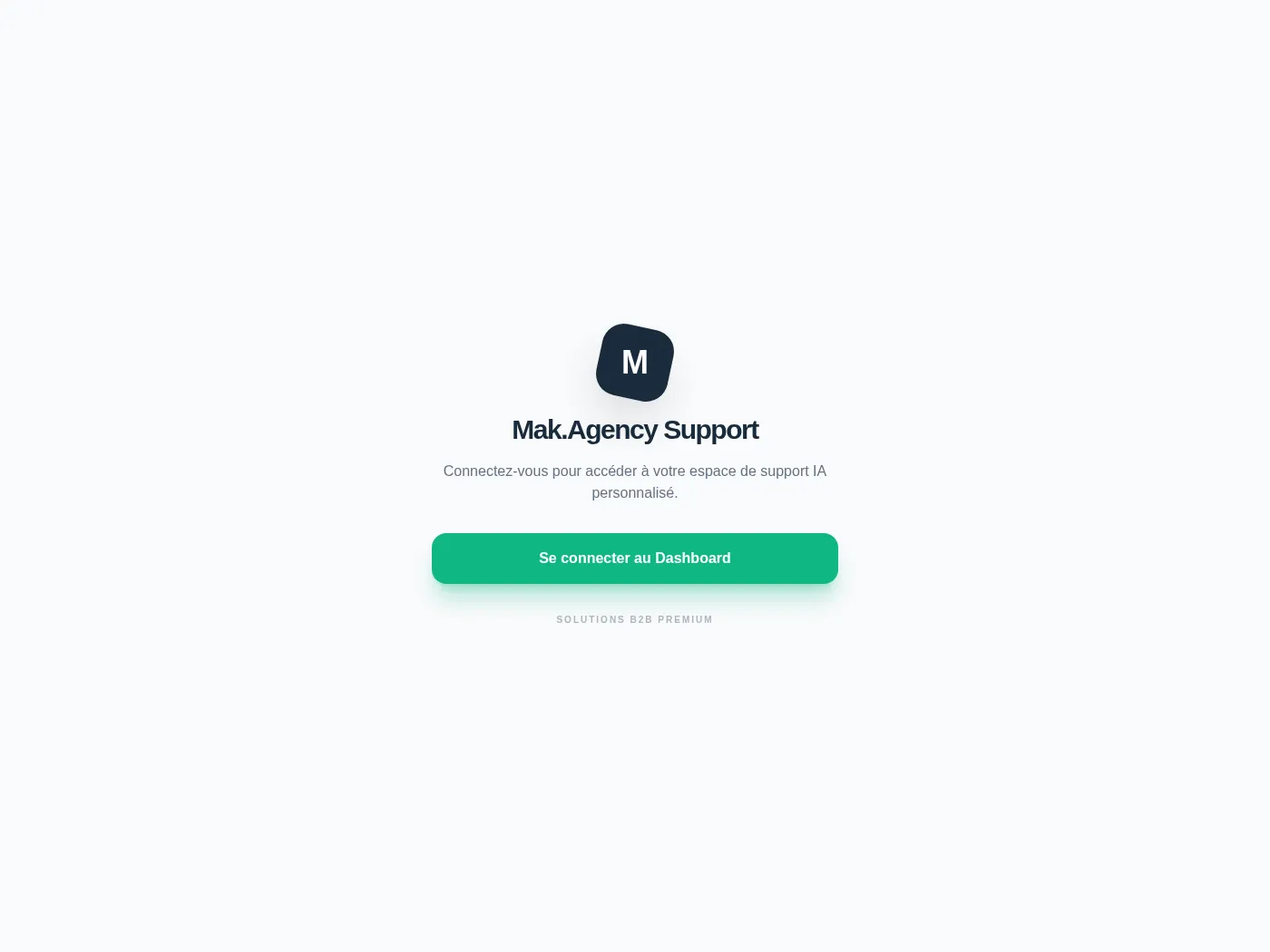 Mak.Agency AI Support Desk