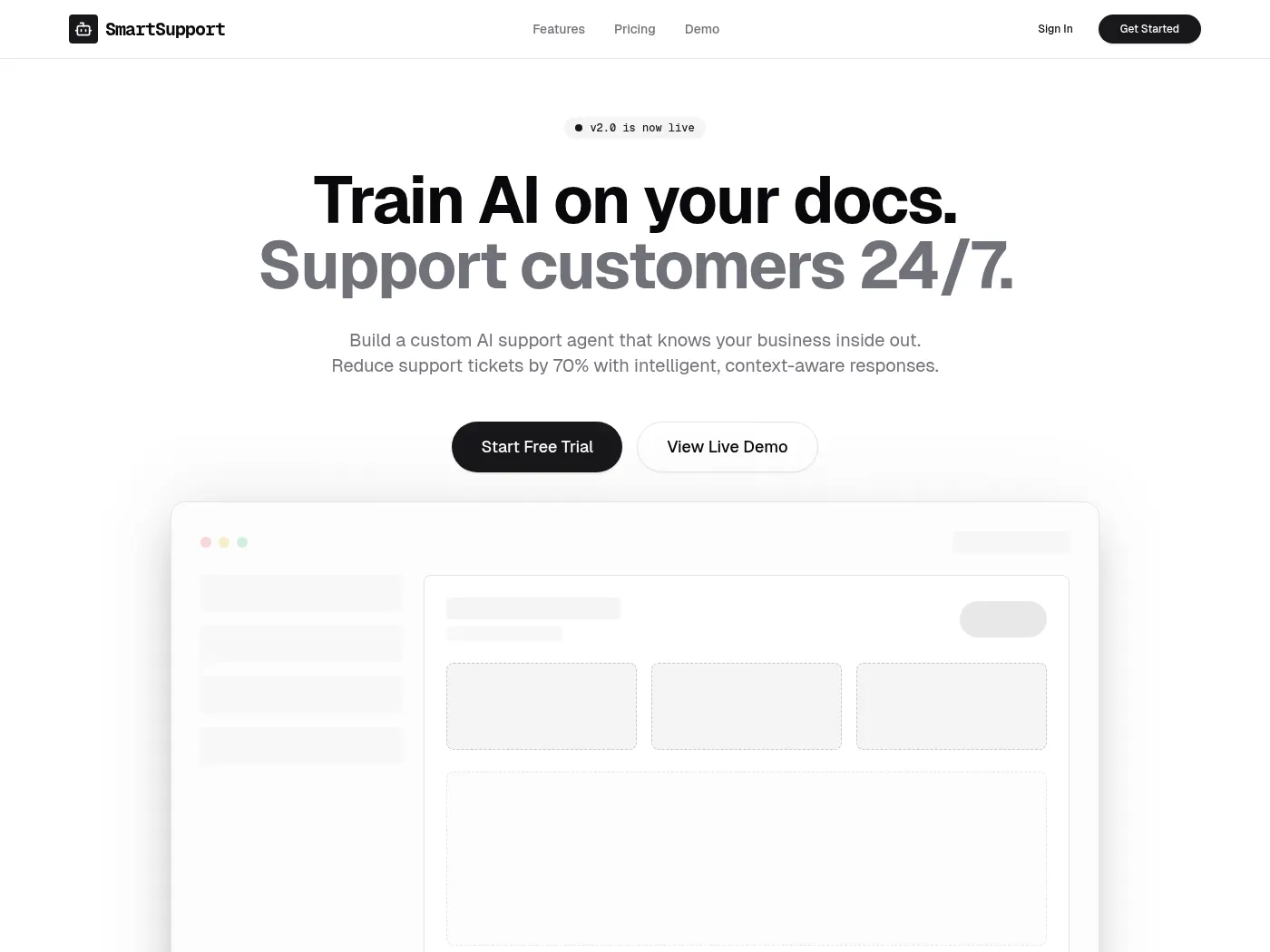 SmartSupport AI Platform