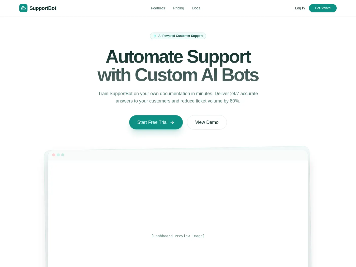 SupportBot Platform