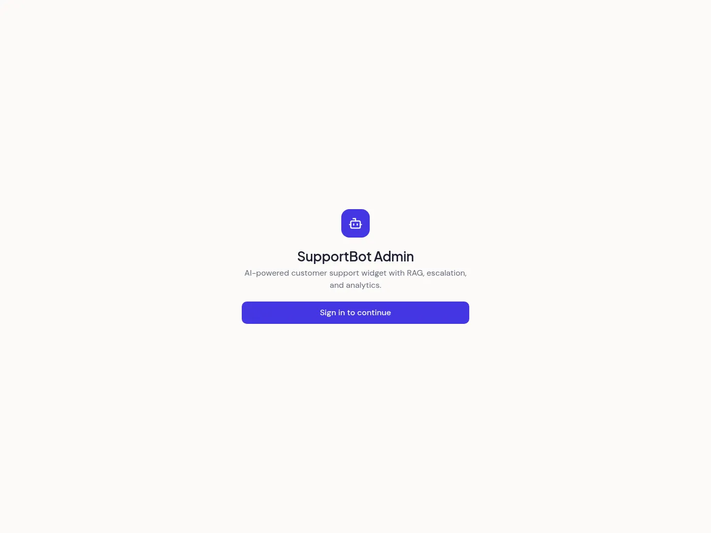 SupportBot Widget Suite