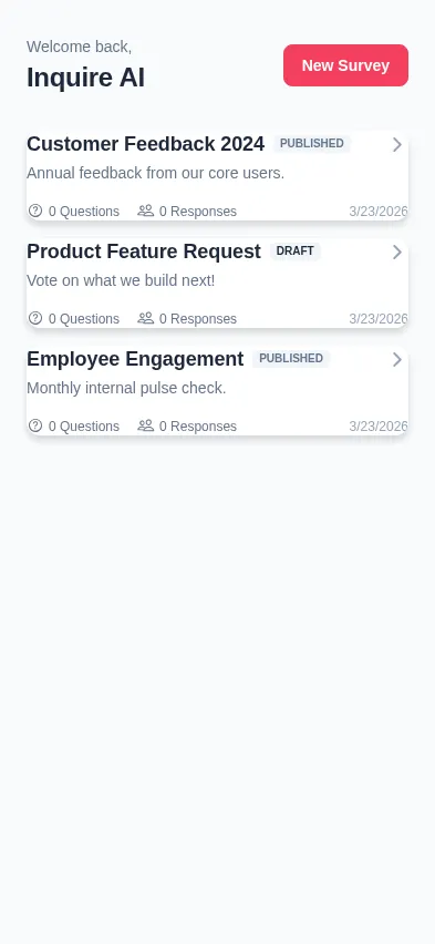 AI Survey Builder