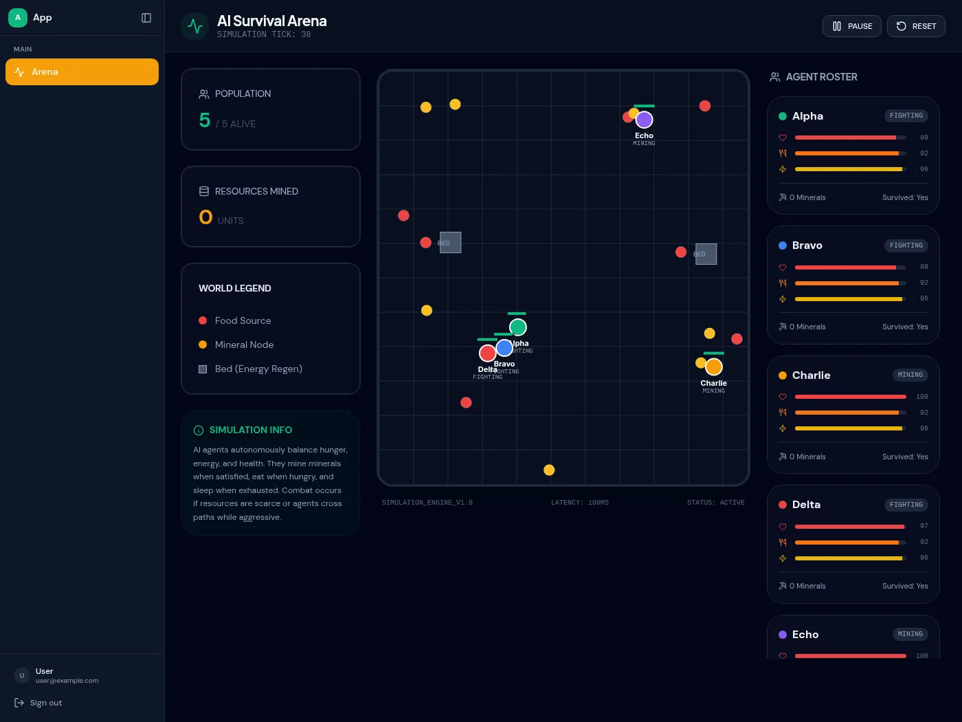 AI Survival Arena