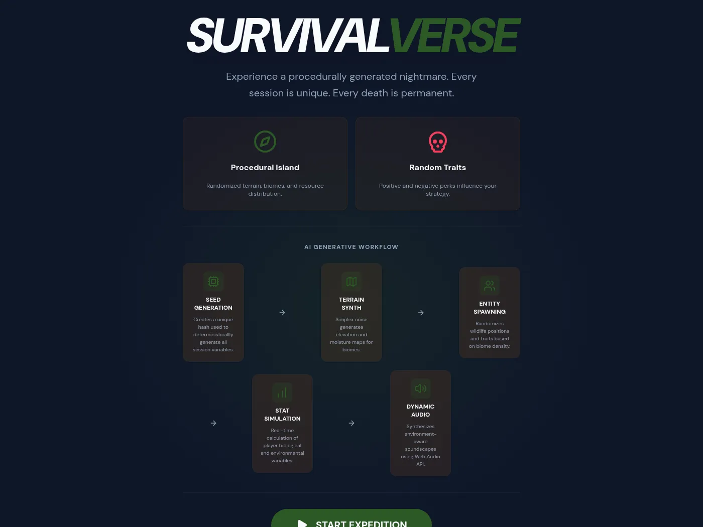 SurvivalVerse AI Designer
