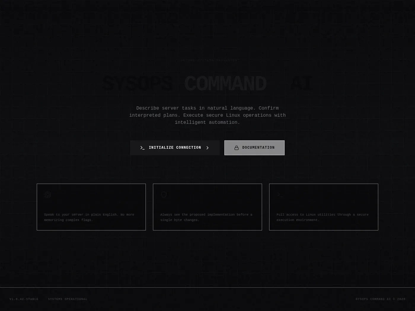 SysOps Command AI