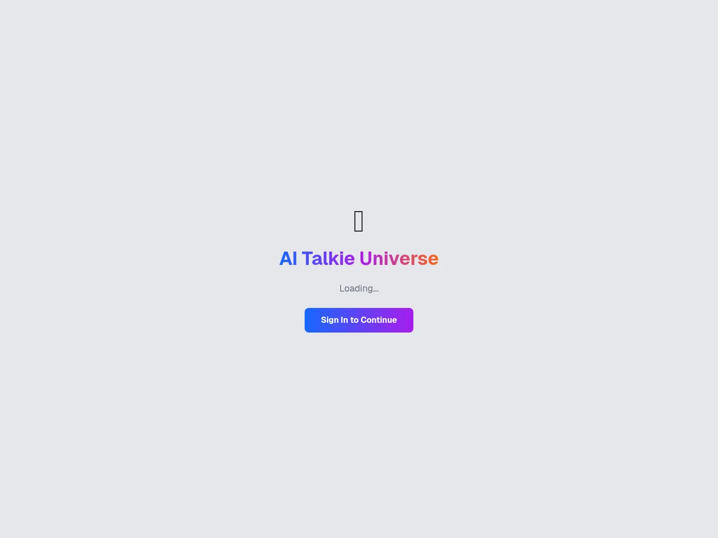 AI Talkie Universe