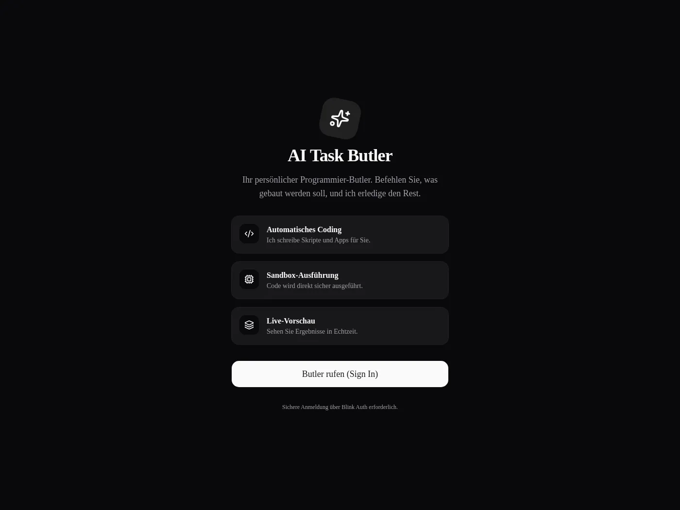 My AI Butler