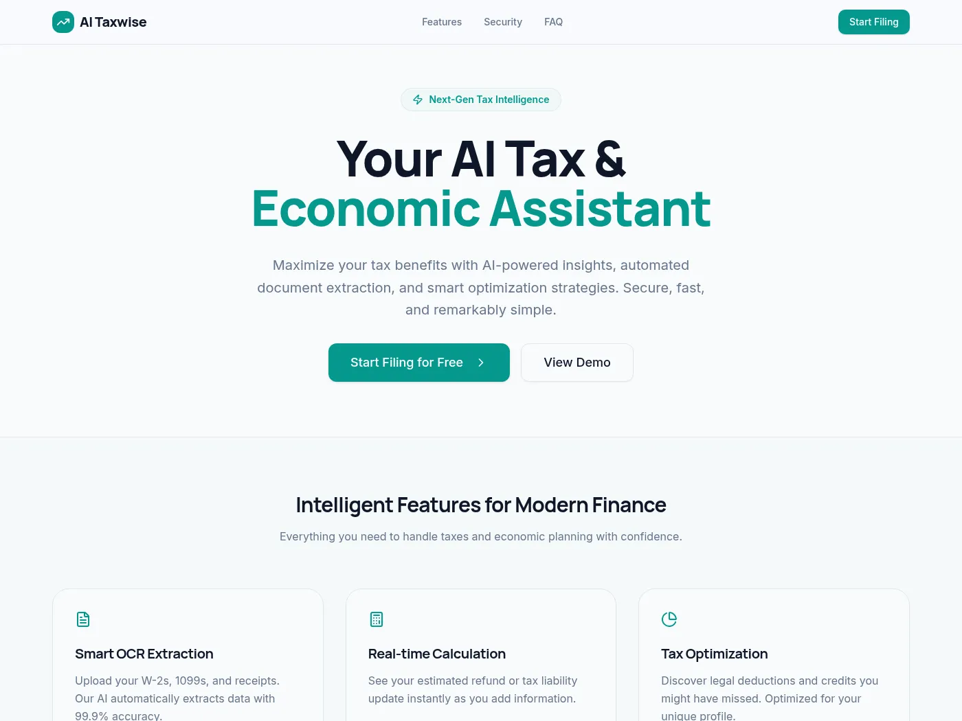 AI Taxwise Assistant