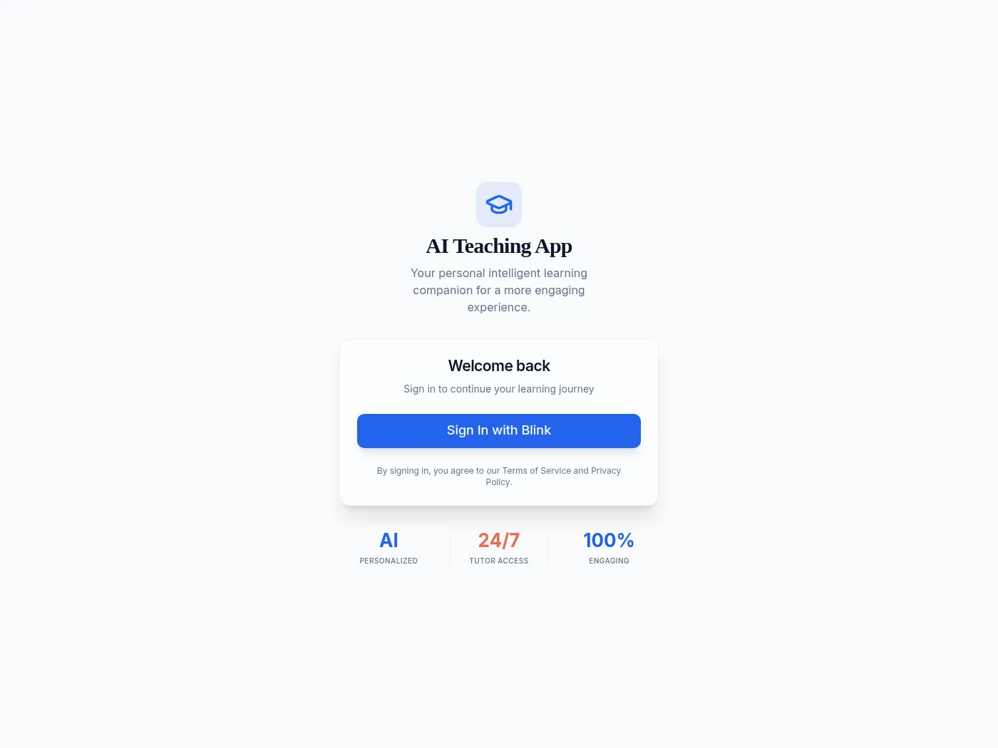 AI Teaching App