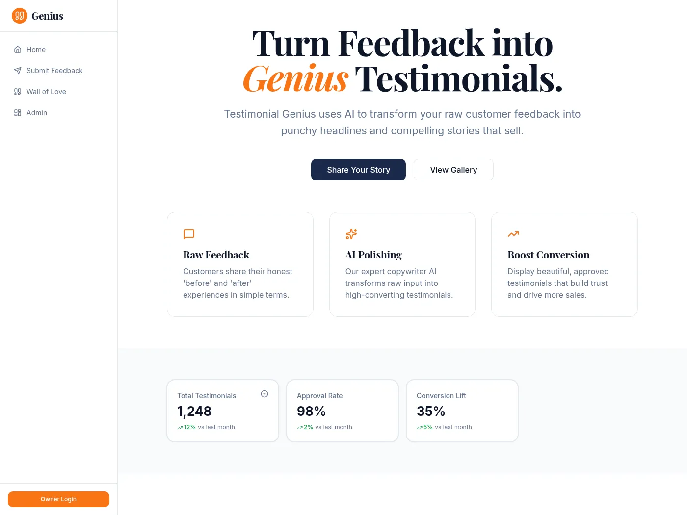 Testimonial Genius