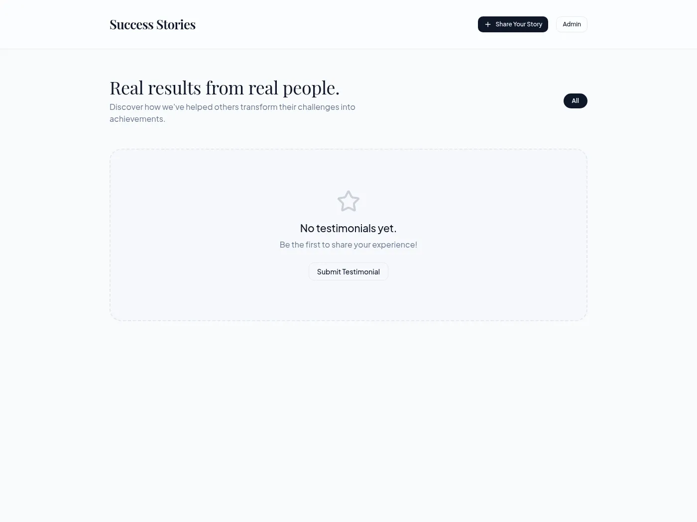 Testimonial AI Wall