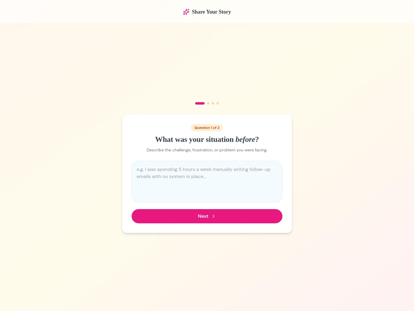 AI Testimonial Wall