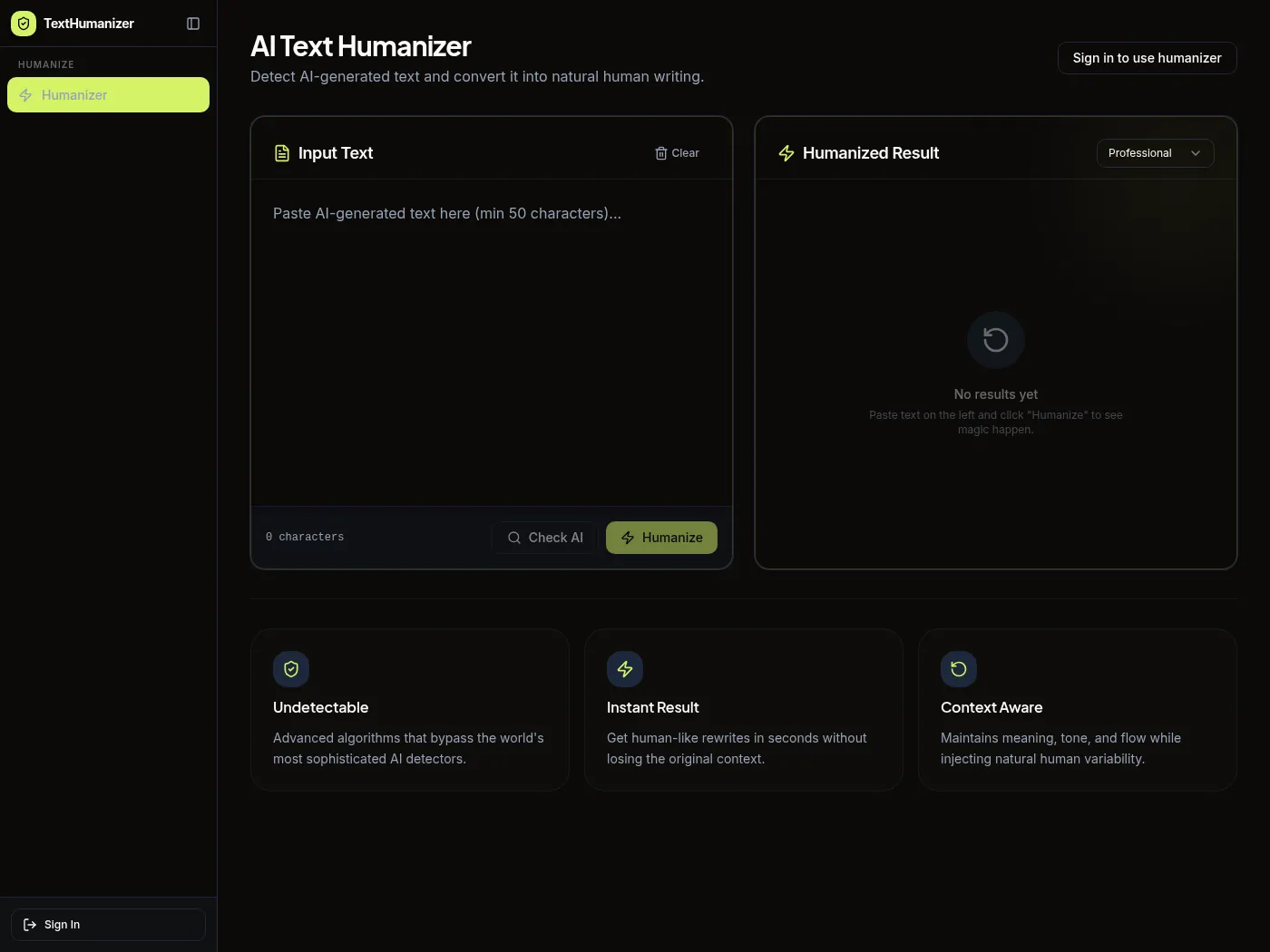 AI Text Humanizer
