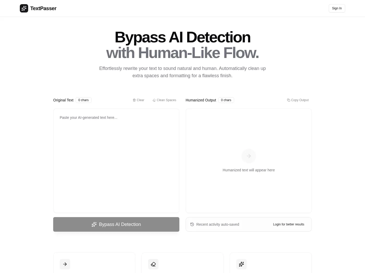 AI Text Passer