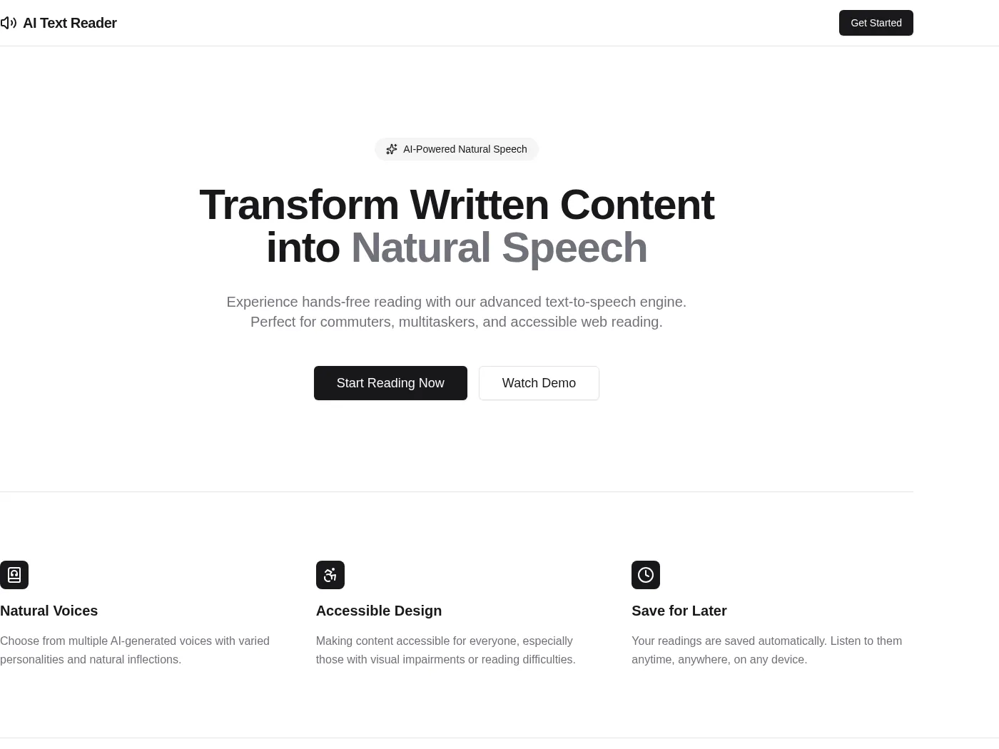AI Text Reader