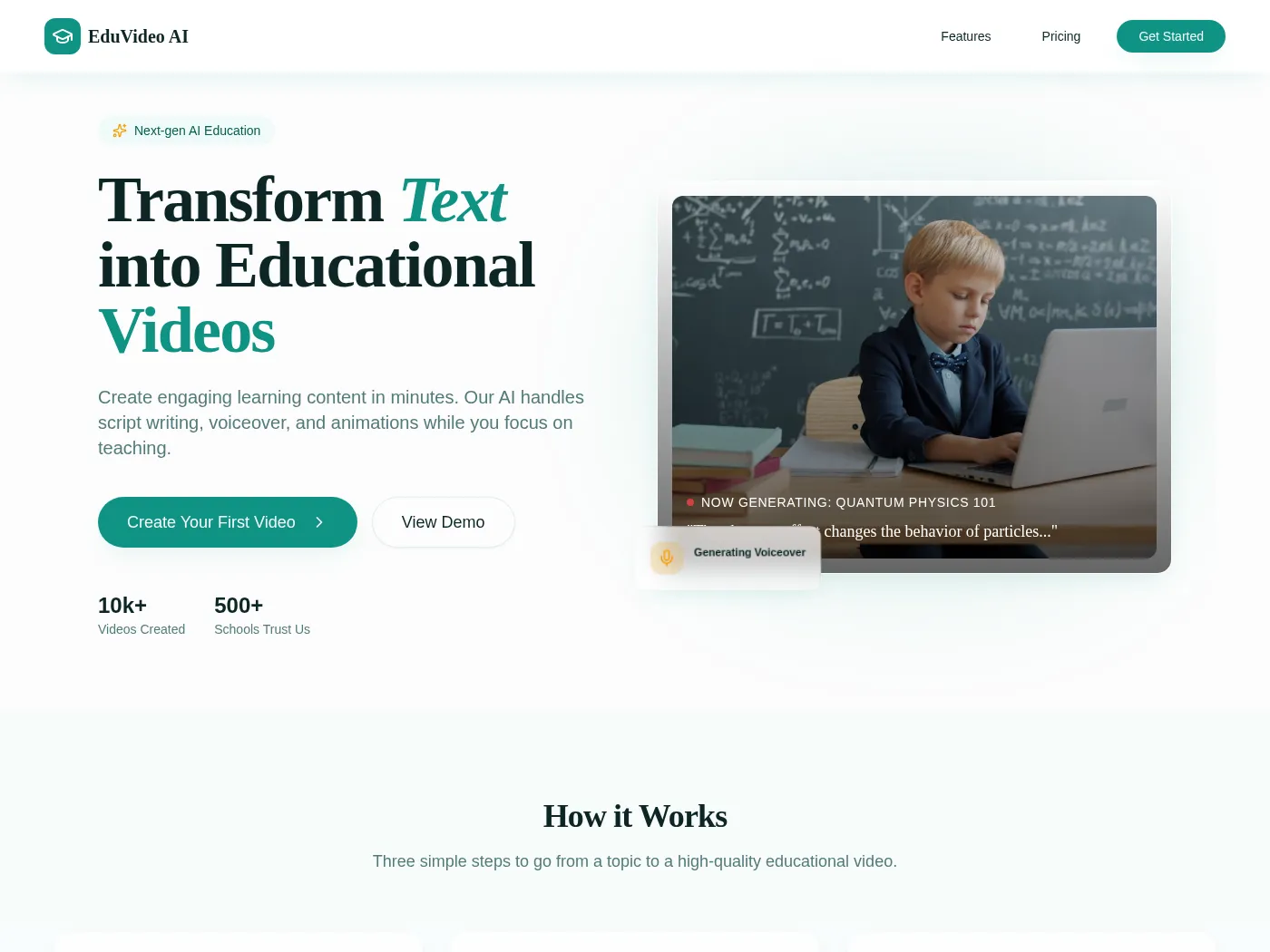 AI Edu Video Generator