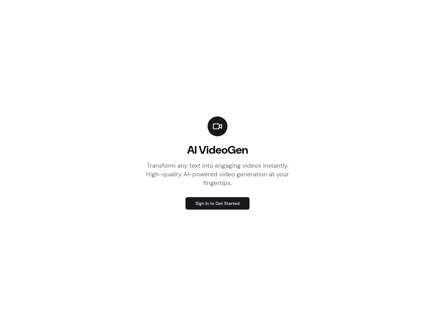 AI VideoGen