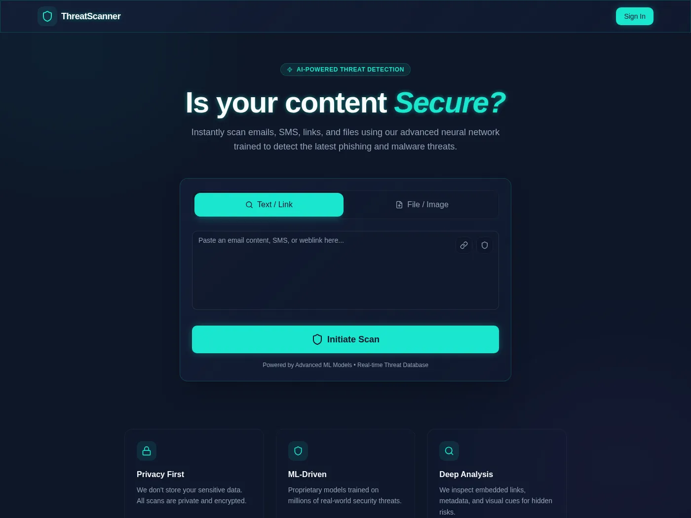 AI Threat Scanner