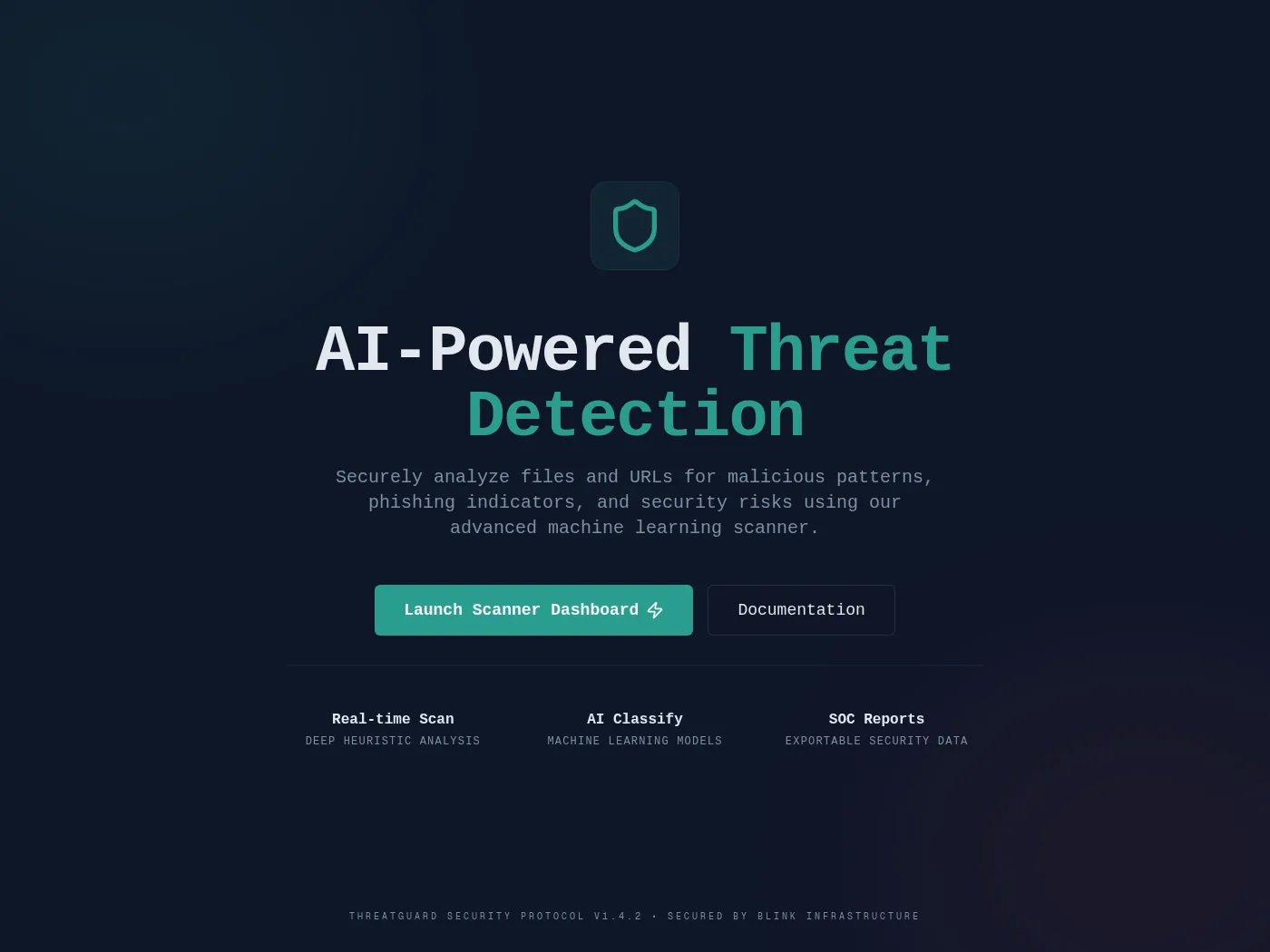 ThreatGuard AI Scanner
