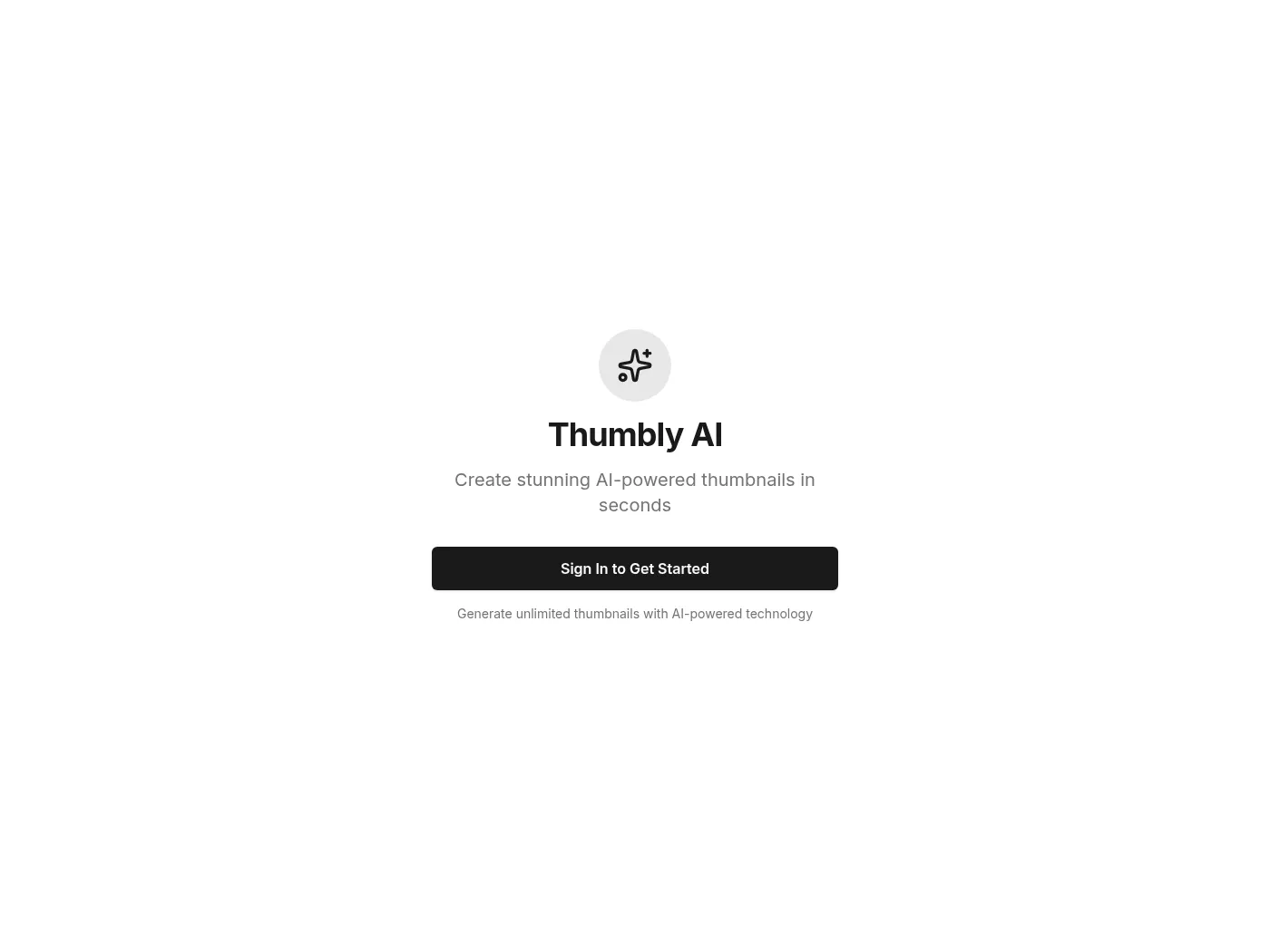 Thumbly AI Generator