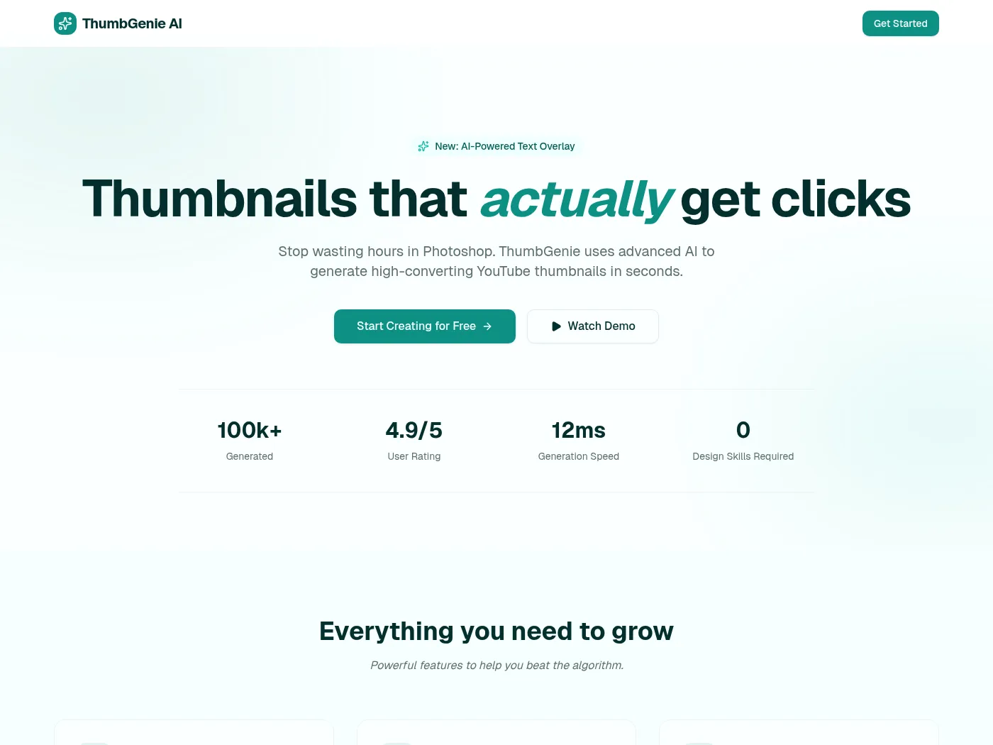 ThumbGenie AI