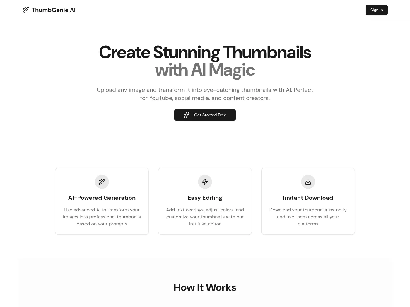 ThumbGenie AI