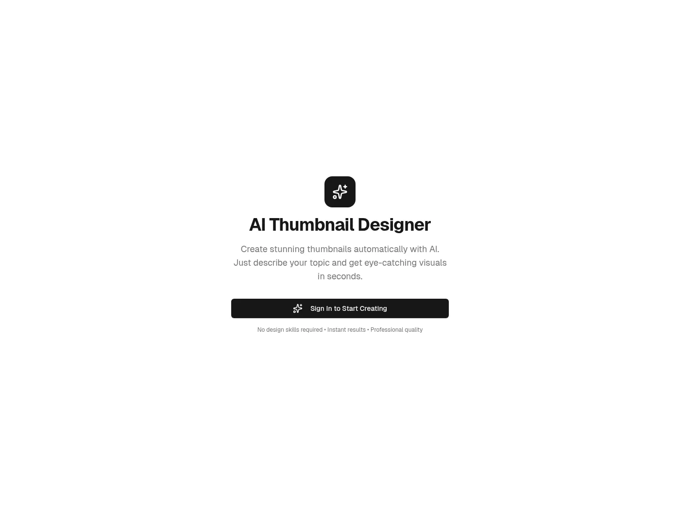AI Thumbnail Designer