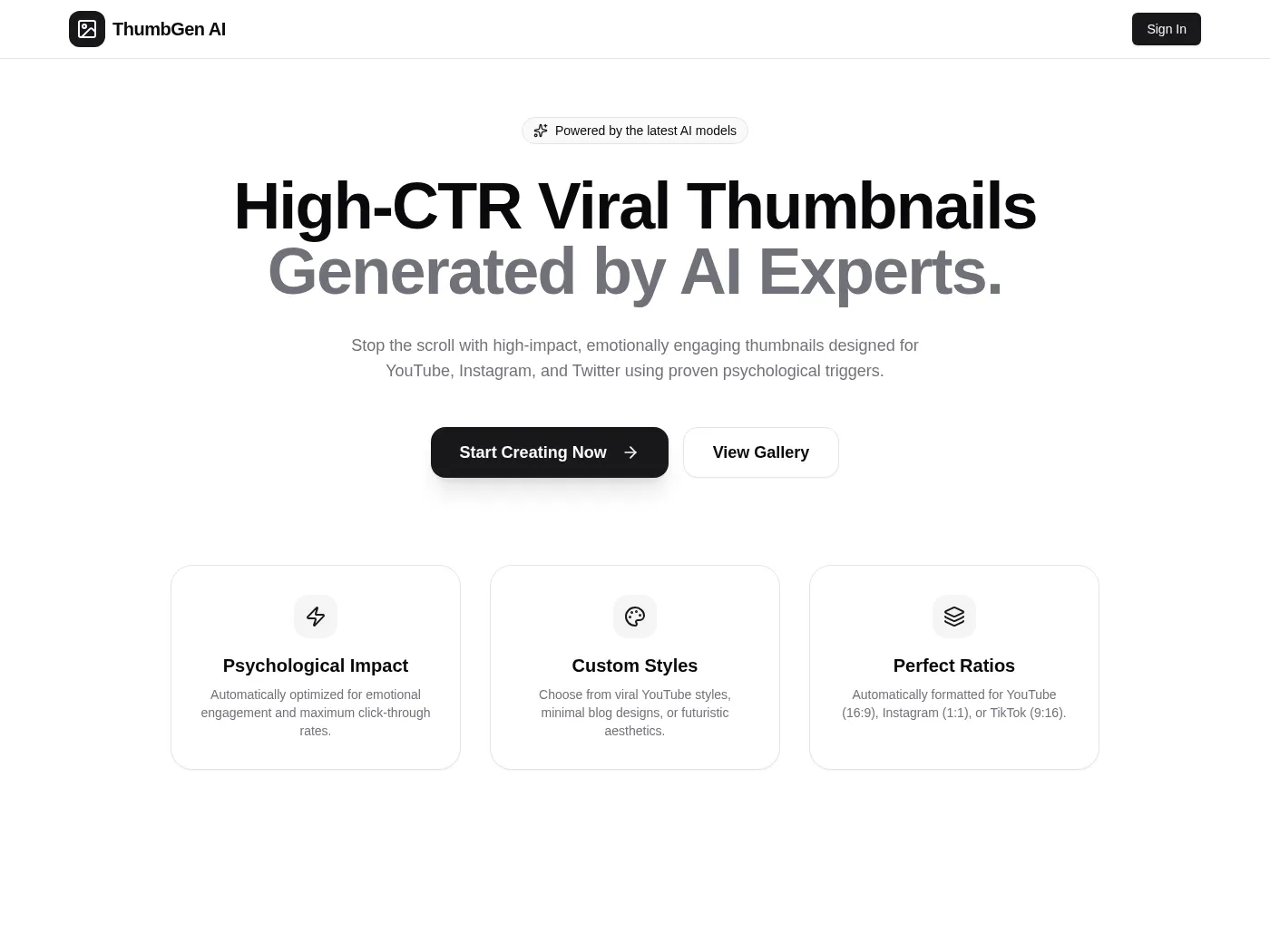 AI Thumbnail Maker