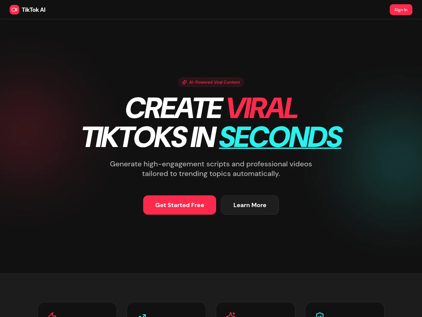 TikTok AI Creator
