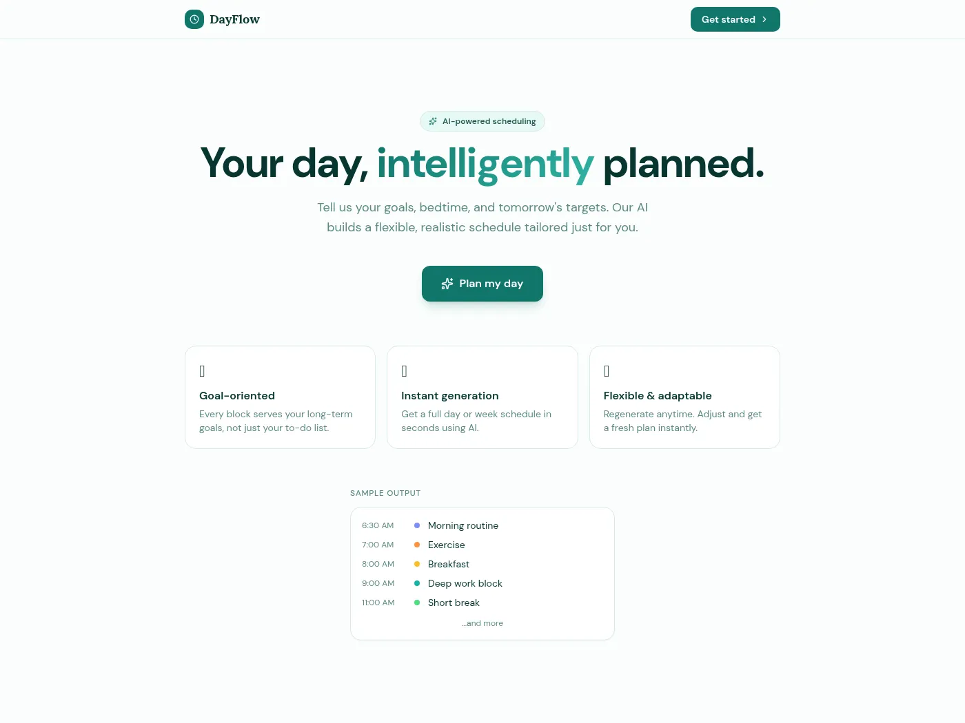 AI Time Planner
